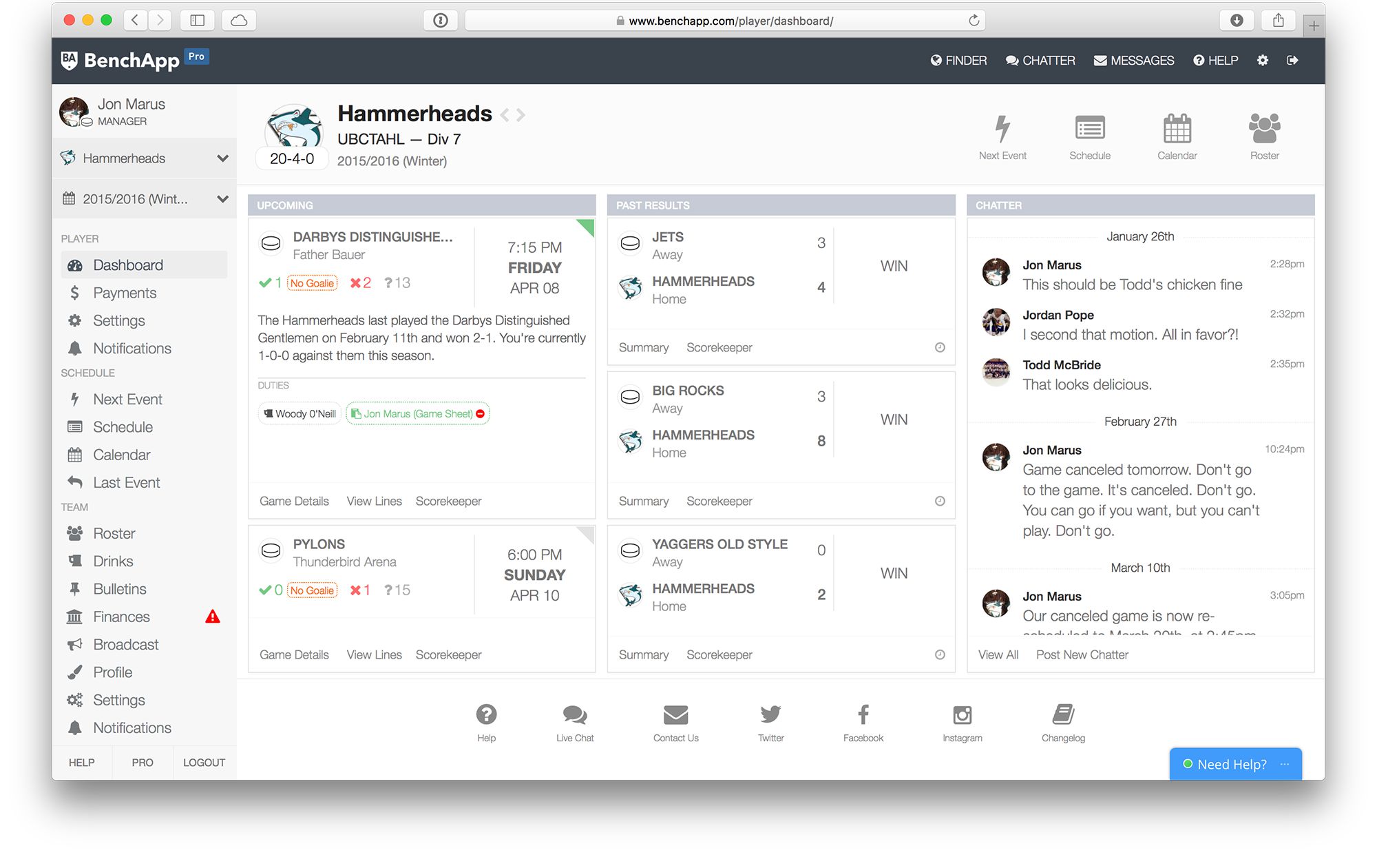 The Best Free Sports Team Manager - BenchApp